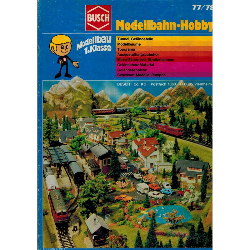 Busch Catalogus - Modellbahn-hobby 77/78